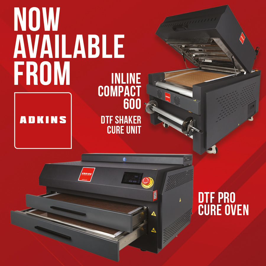 NEW Adkins Inline Compact 600 DTF Shaker Cure Unit and DTF Pro Cure ...