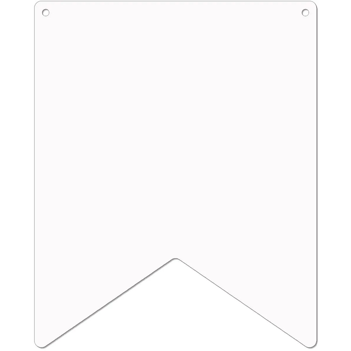 UniSub Aluminium Bunting Sign 305x254mm (Pack of 10) UK 2025