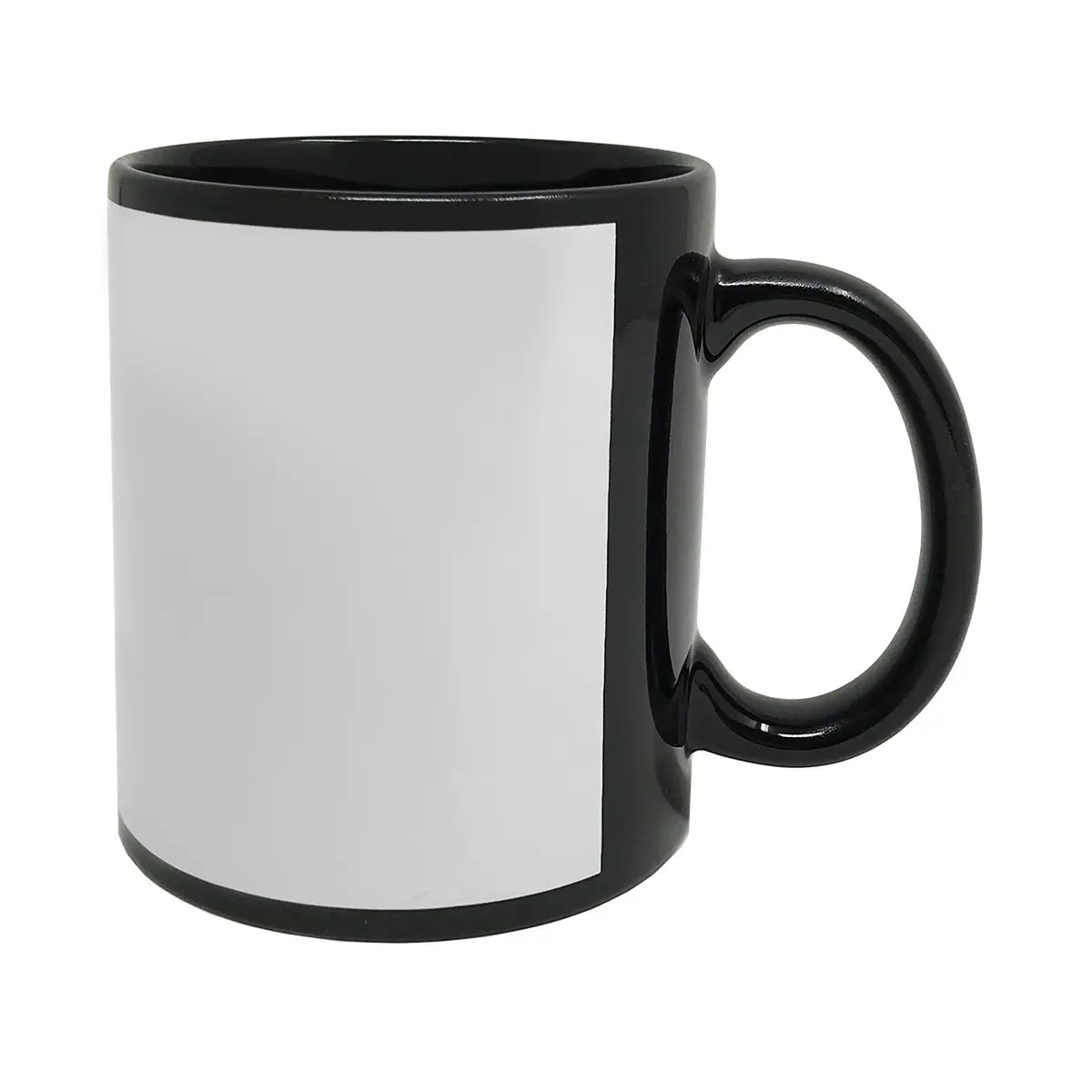 Black Sublimation Mug With White Panel 11oz (Box of 36) UK 2025
