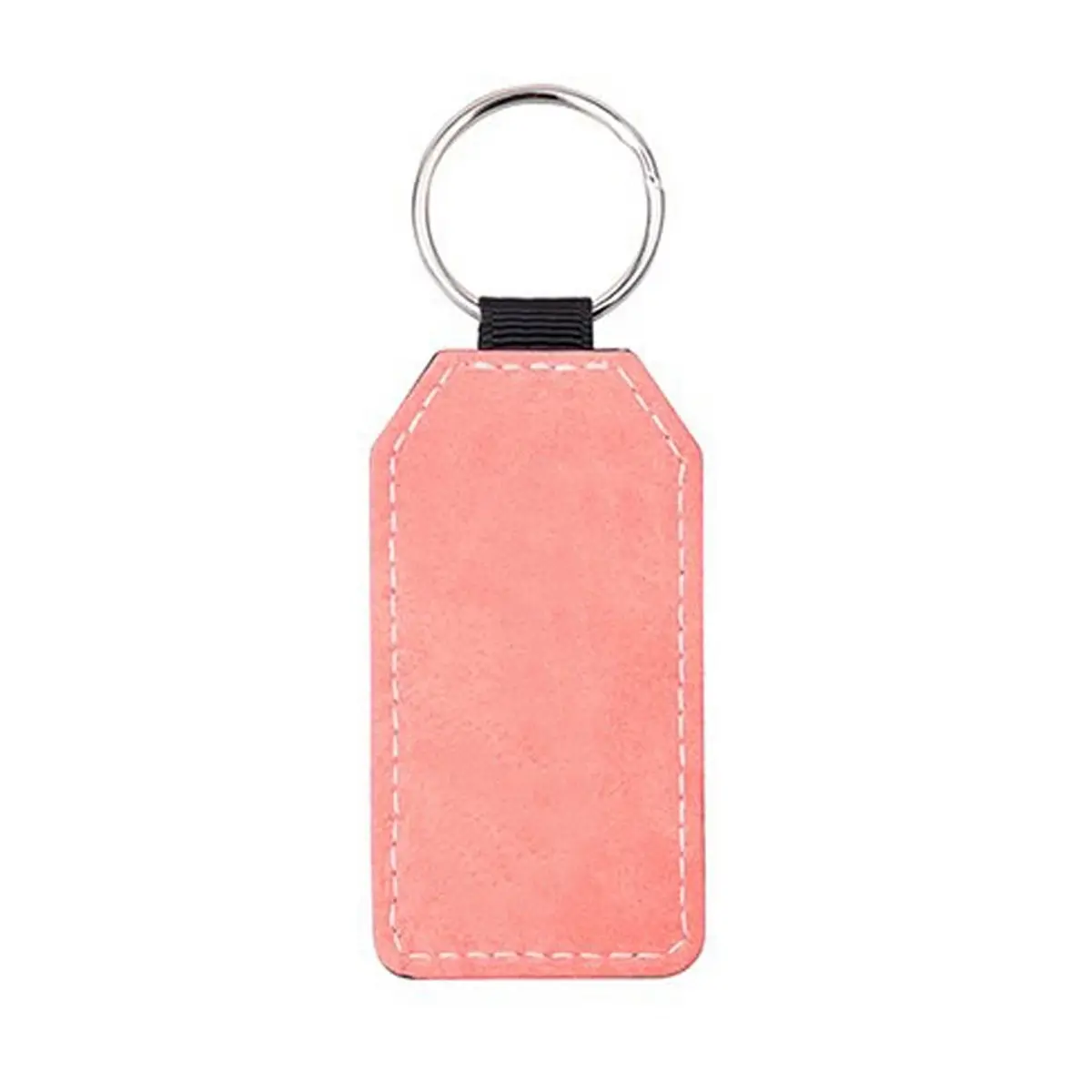 PU Leather Effect Key Ring Single Sided - Rectangle UK 2025
