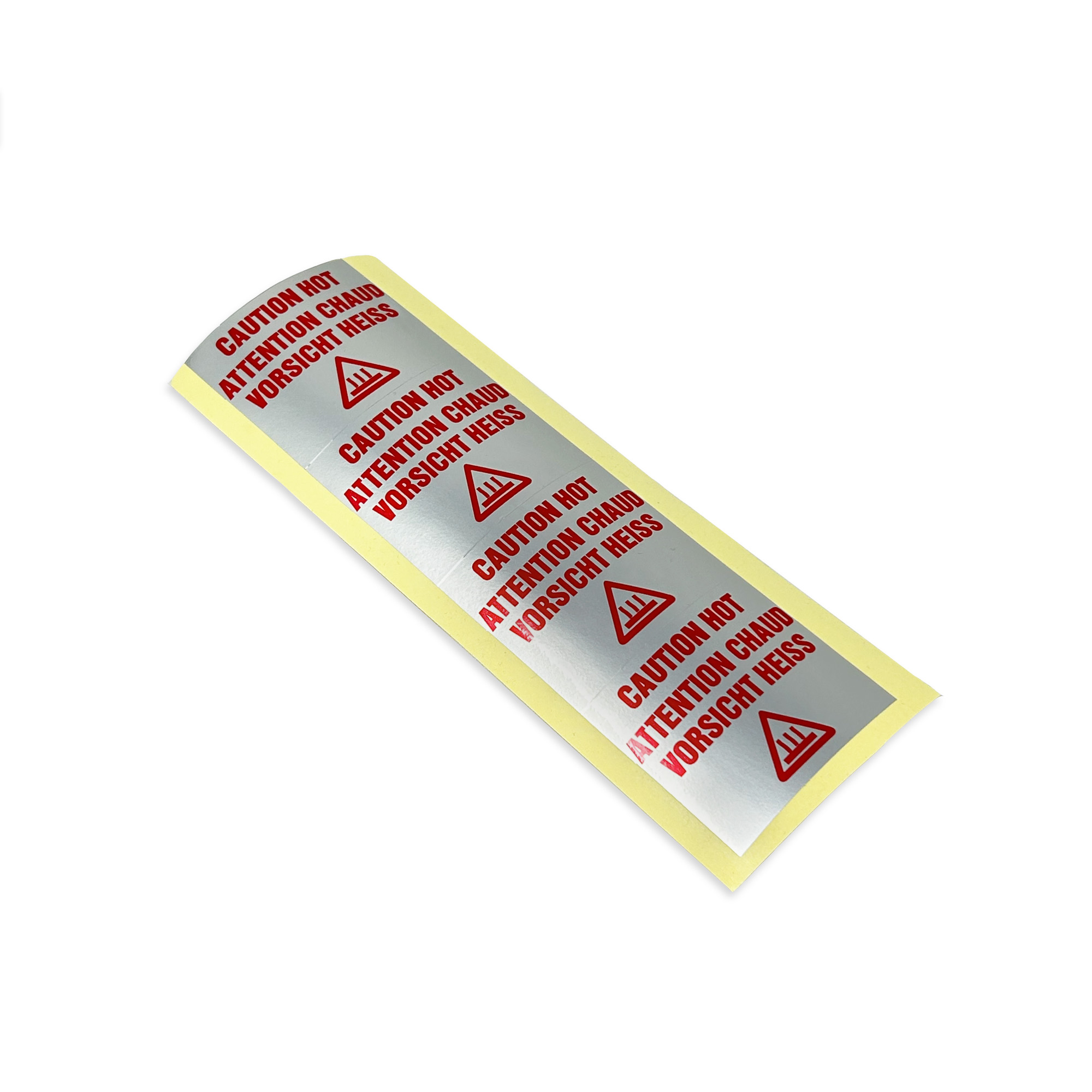 CAUTION HOT LABEL MPC6548 UK 2025