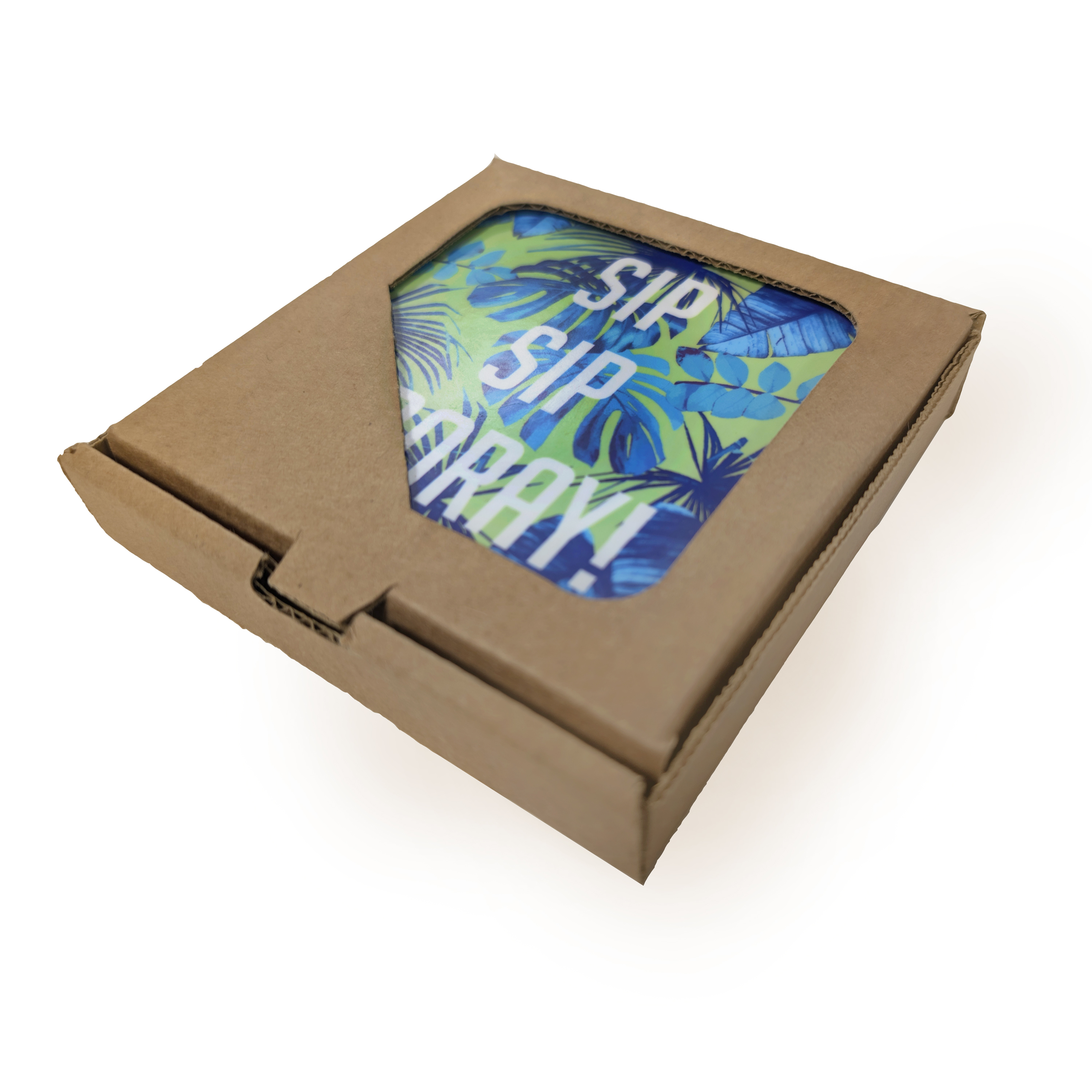 Eco Box - Coaster Postage - Retail Box (Pack of 50) UK 2025