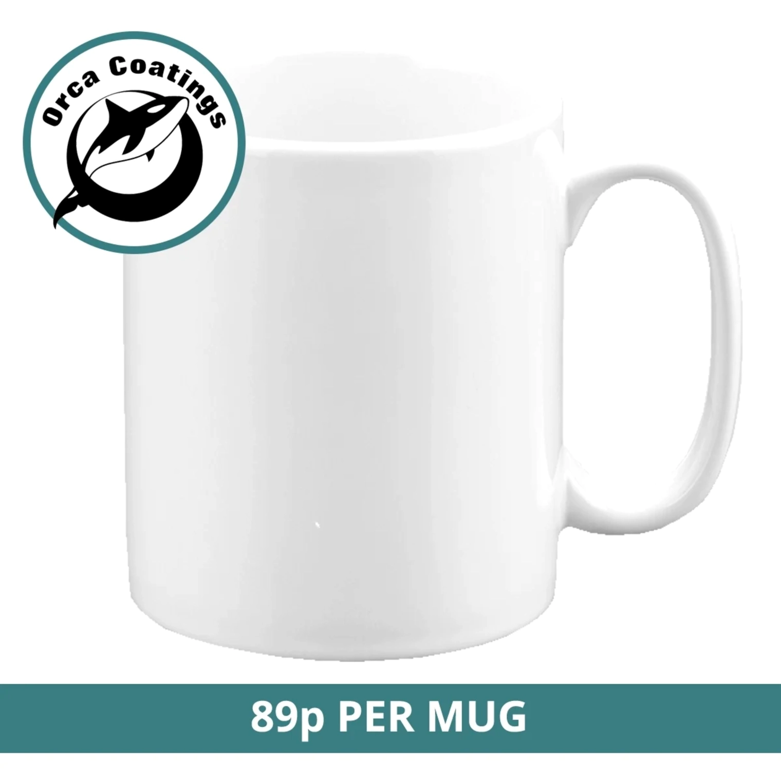 ORCA Coated AAA Grade 10oz Sublimation Mug Box of 36 UK 2024