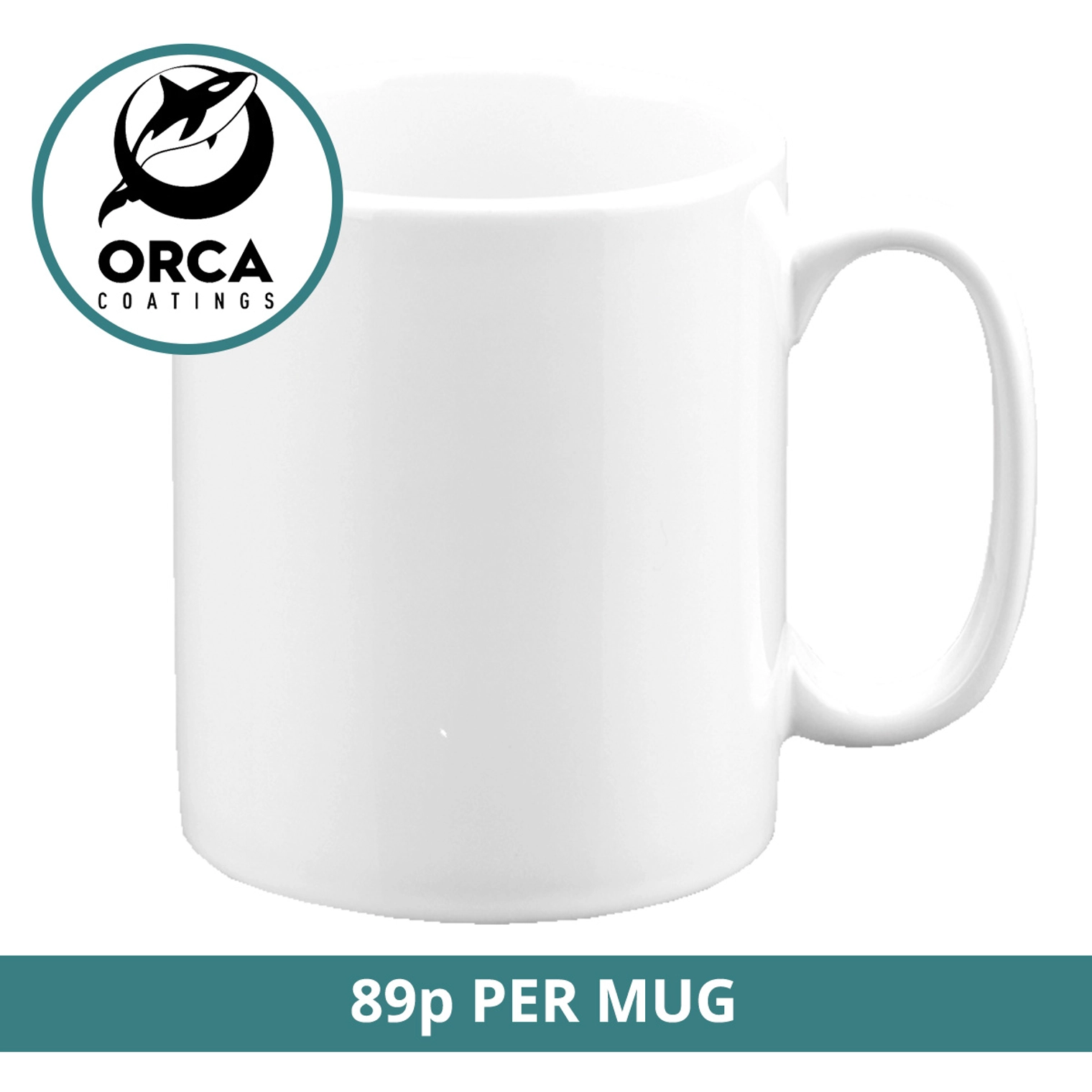 ORCA Coated AAA Grade 10oz Sublimation Mug Box of 36 UK 2025