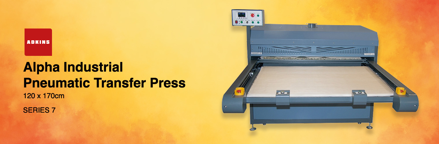 Alpha Industrial Pneumatic Series 7 Heat Press 120 x 170cm UK 2025