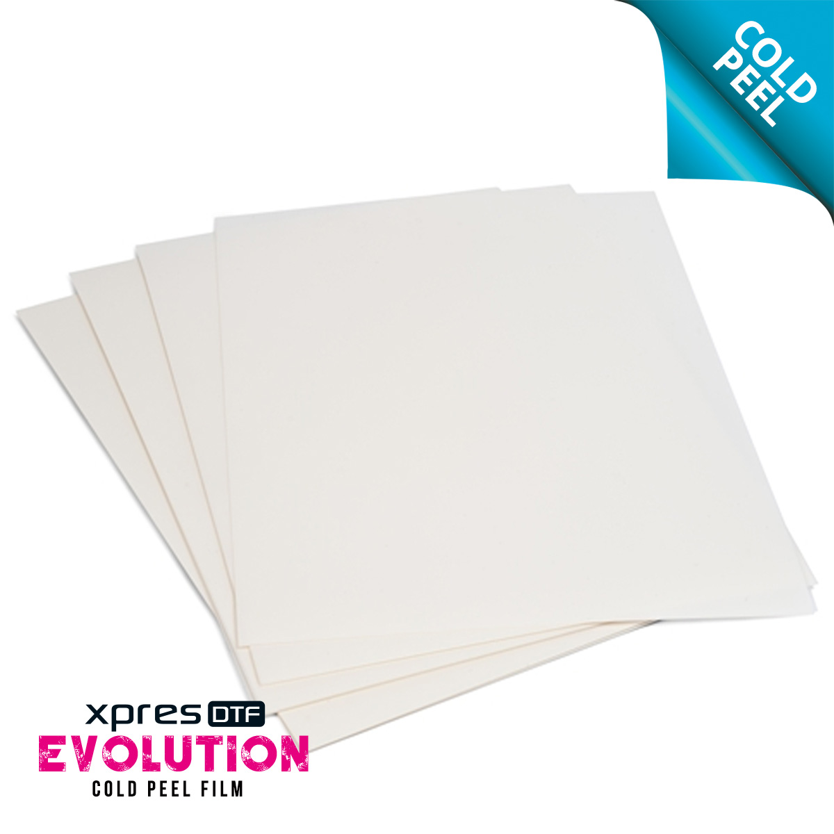 Xpres DTF Evolution Cold Peel Sheets (pack x 100) UK 2025