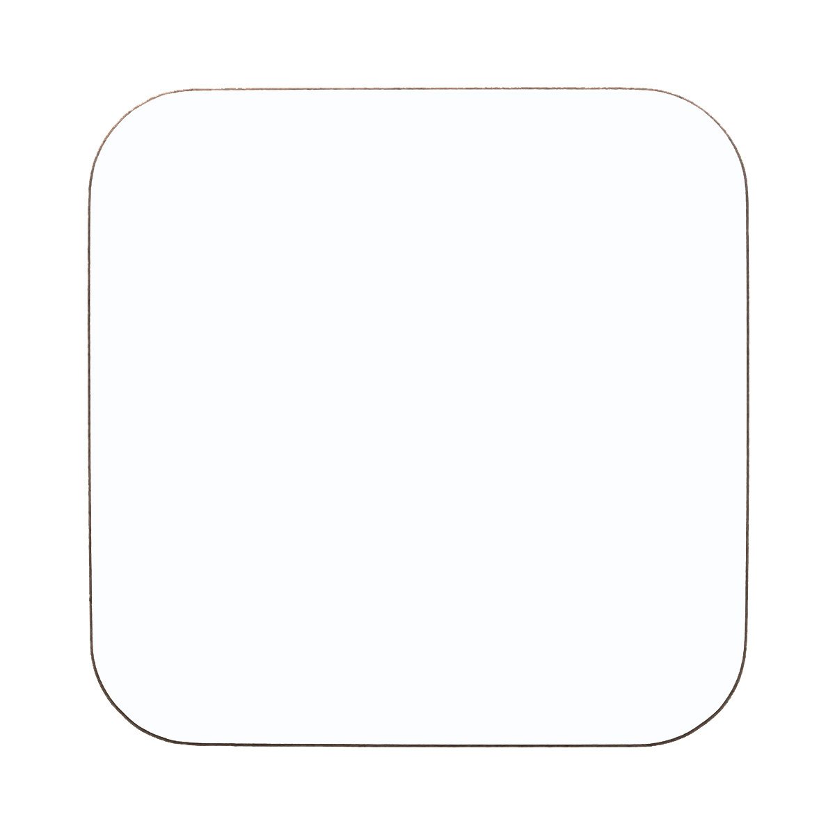 Unisub Square Hardboard Coaster - 9cm x 9cm (Pack of 40) UK 2025